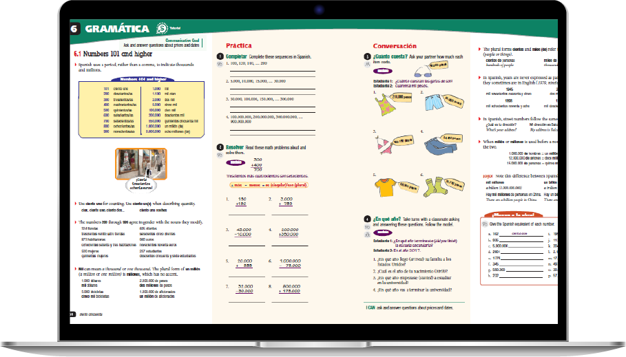 Features - Aventuras 6th Edition - Vista Higher Learning