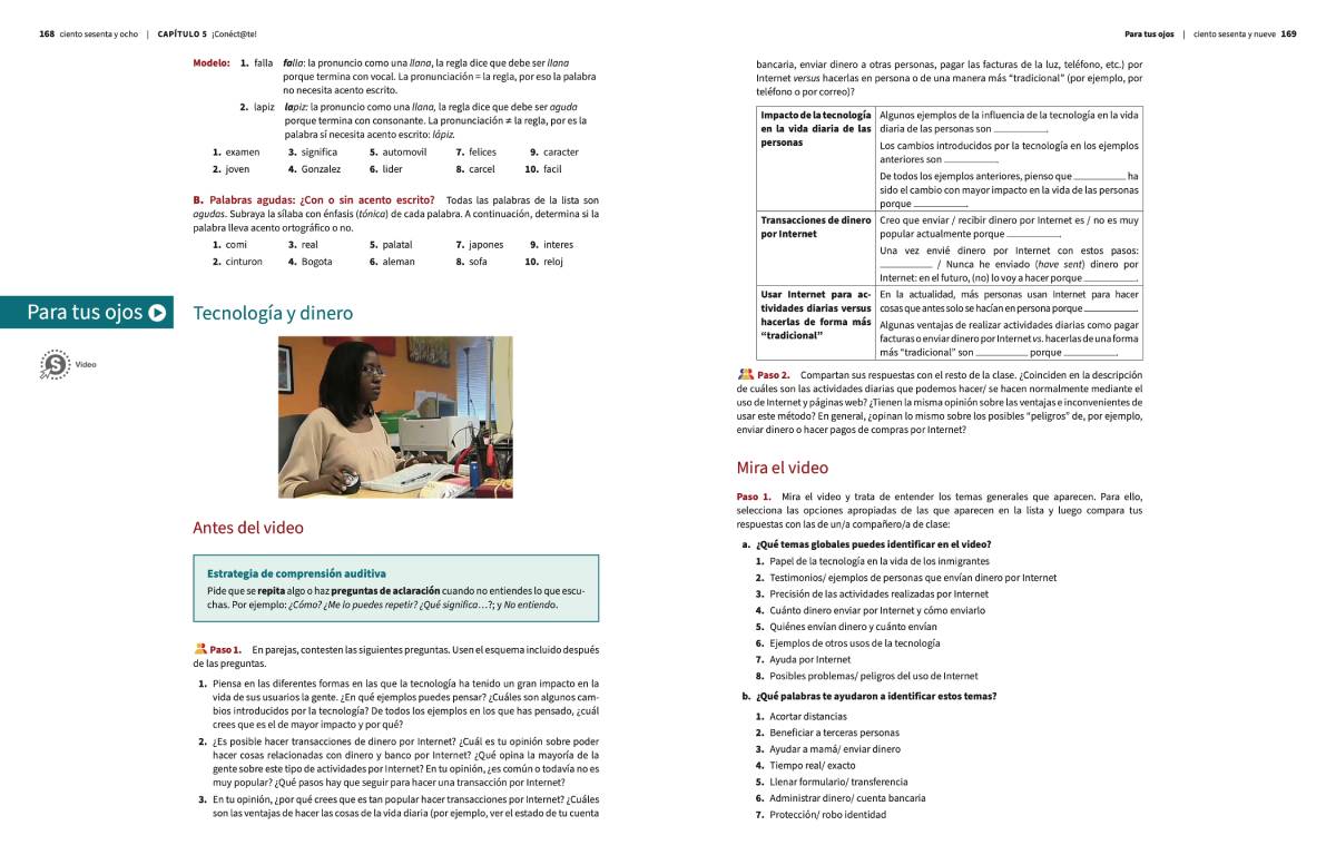 Features - En tu medio - Intermediate Spanish - Vista Higher Learning