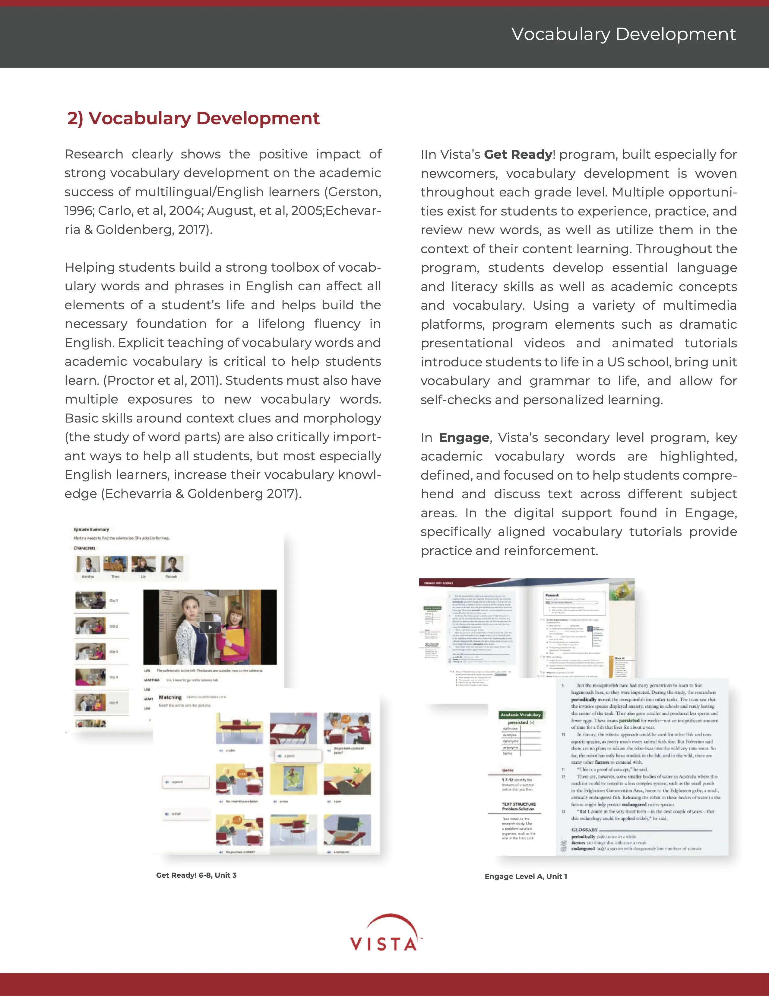 Engage with Literature and Content | Vista Higher Learning