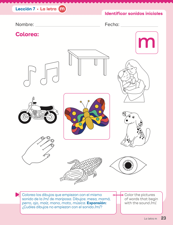 Features - La cartilla - Interactive Spanish-language Phonics Program ...