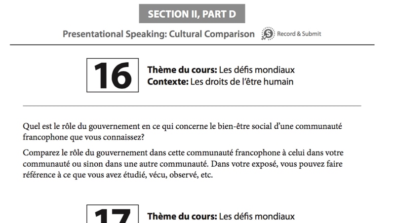 AP® French Worktext - Thèmes - AP® French Language and Culture - Vista ...
